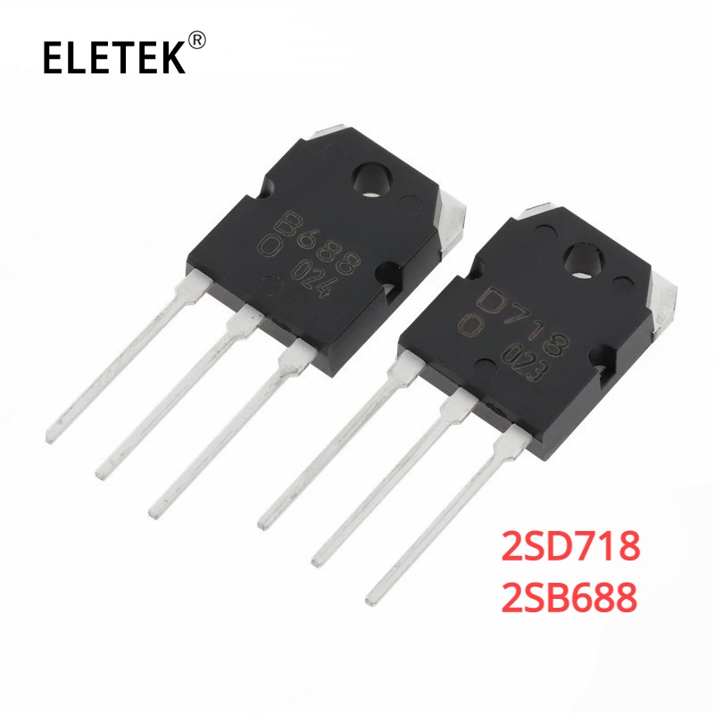 Transistor D718 B688 TO-3P 2SD718 2SB688 TO3P New and Original IC ...