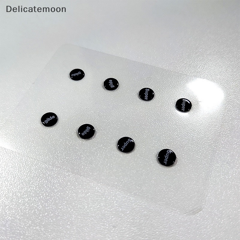 Delicatemoon 1 Pack Glass Mouse Skates DIY Universal Dots Mouse Feet ...