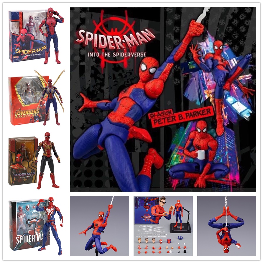 SV ACTION Spiderman Figure Peter Parker Far From Home-Spider Man ...