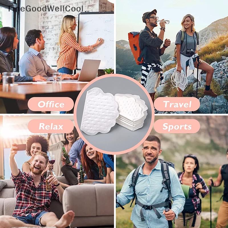 FWPH 10/30PCS Underarm Sweat Absorbing Stick Pad Armpit Liner Anti-Odor ...