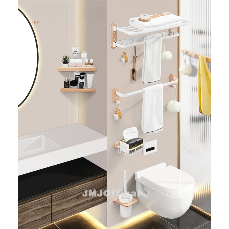 Perforation-free Rack Bathroom Rack Bath Towel Rack Toilet Towel Rack ...