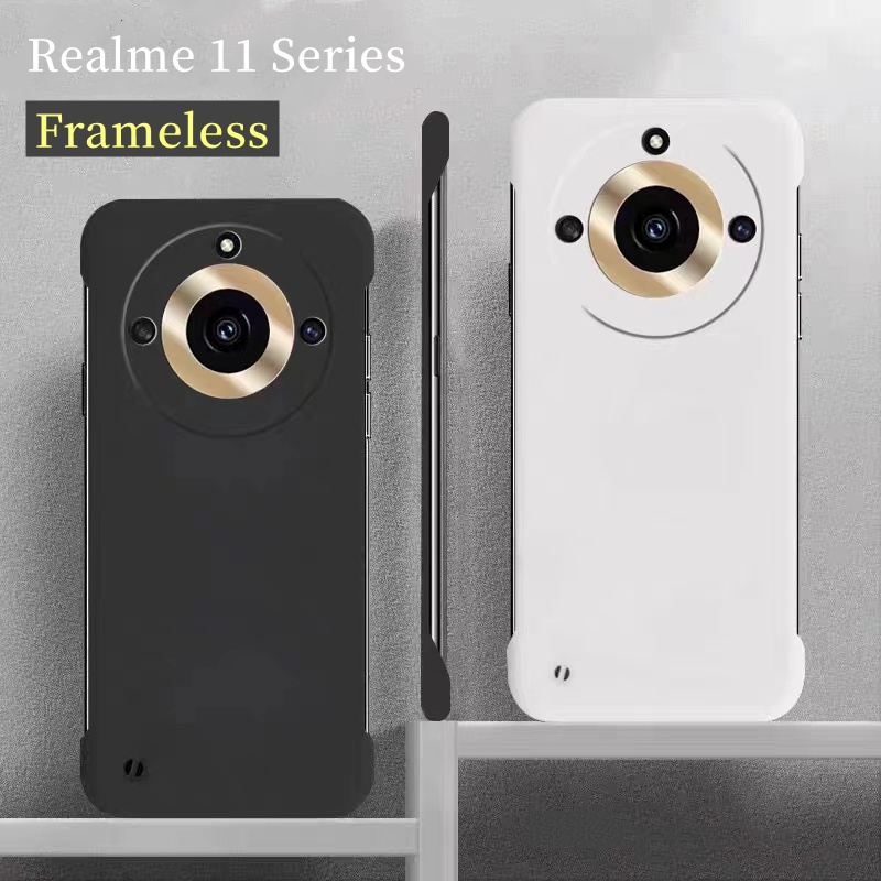 Shockproof Frameless Casing For Realme 11 Pro Plus 5G 2023 Slim Skin ...