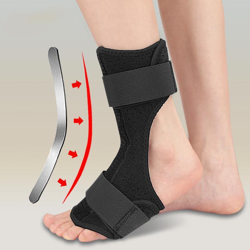 1pcs Adjustable Ankle Support Foot Splint Drop Orthotic Brace Elastic ...