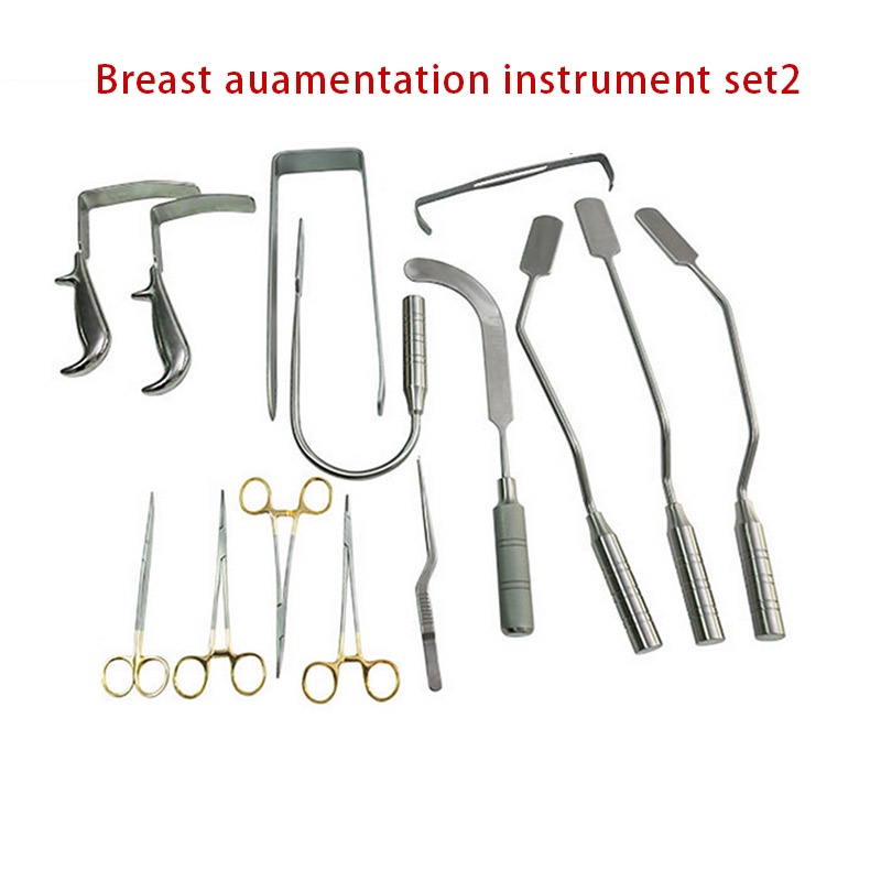 L/U Shape Stainless Steel Breast Detacher Sickle Retractor Set Breast ...