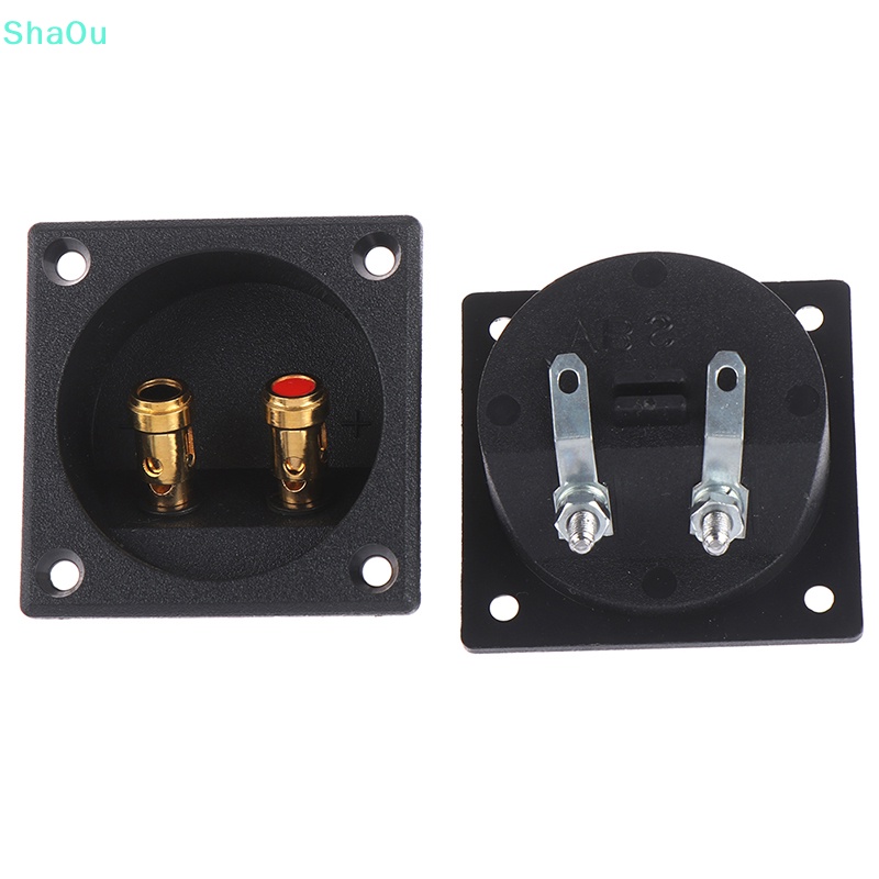 ShaOu 1Pc 50mm Round Cup Subwoofer Plug Car Stereo Speaker Box Terminal ...