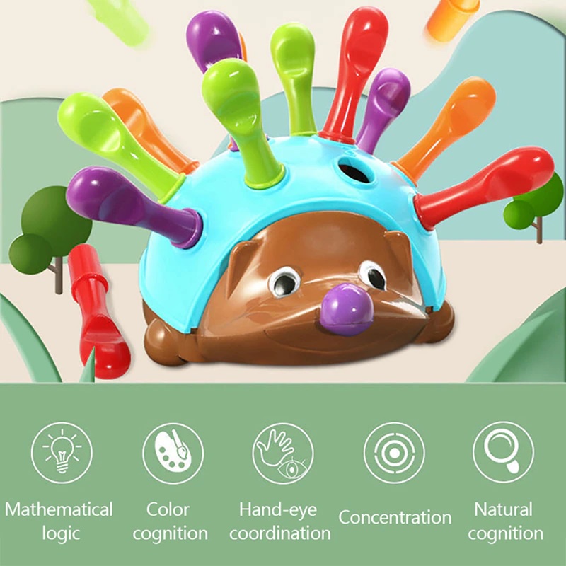 Hedgehog Toys Baby Concentration Training Montessori Early Education ...