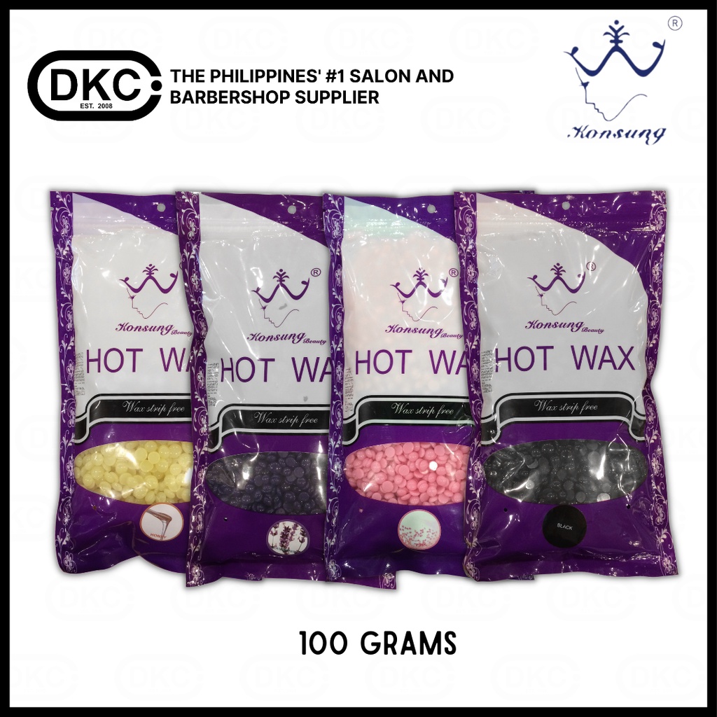 Konsung Beauty Hot Hard Hair Wax Beans Beads Pebble 100g Body Hair Removal Wax Strip Free -DKC ...