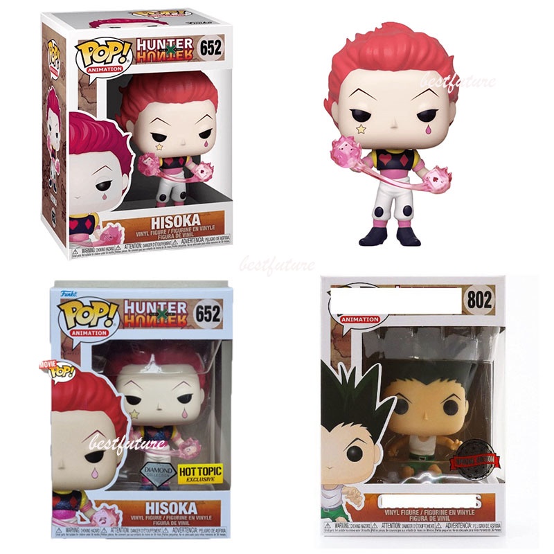 Funko Pop Hunter X Hunter Hisoka 652 Gon Freecss 802 Action Figure ...