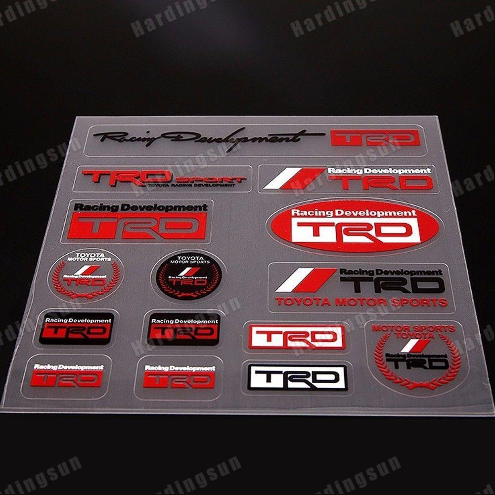 Advanced Quality Car Sticker Motor Racing Development Logo Decal For ...