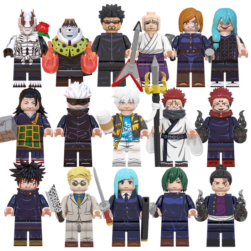 Jujutsu Kaisen Anime Minifigures Gojo Satoru WM6139 WM6149 Building ...
