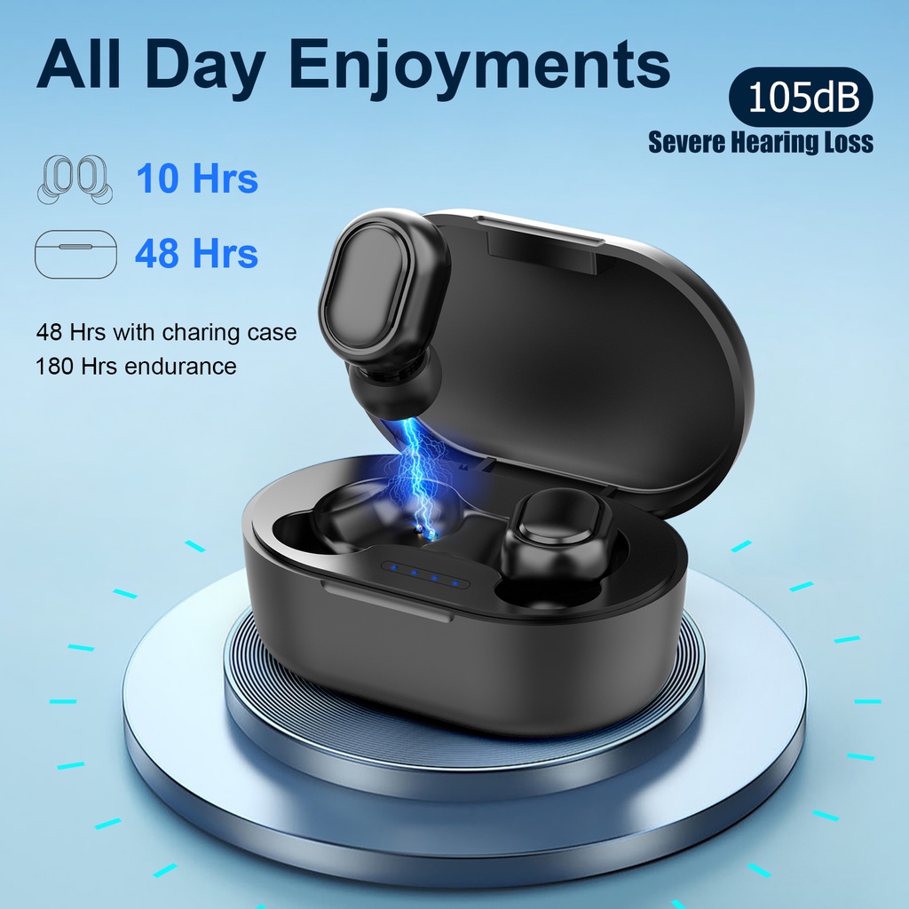 Hearing Aid Digital High Quality Portable Rechargeable Listen Device ...