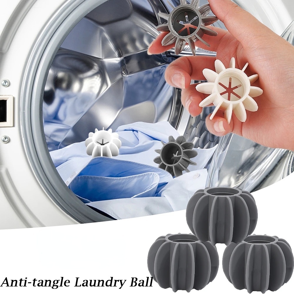 Silicone Magic Laundry Ball/Hair Remover Washing Machine Stain Removal ...