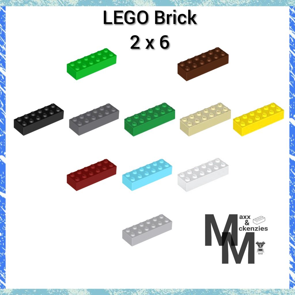 Brick 2x6 / 2 x 6 (2456) LEGO Part | Shopee Philippines