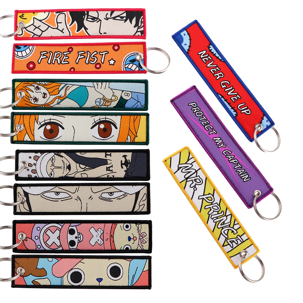 Anime Collection Key Tag Keychain For Motorcycles Key Cartoon ...