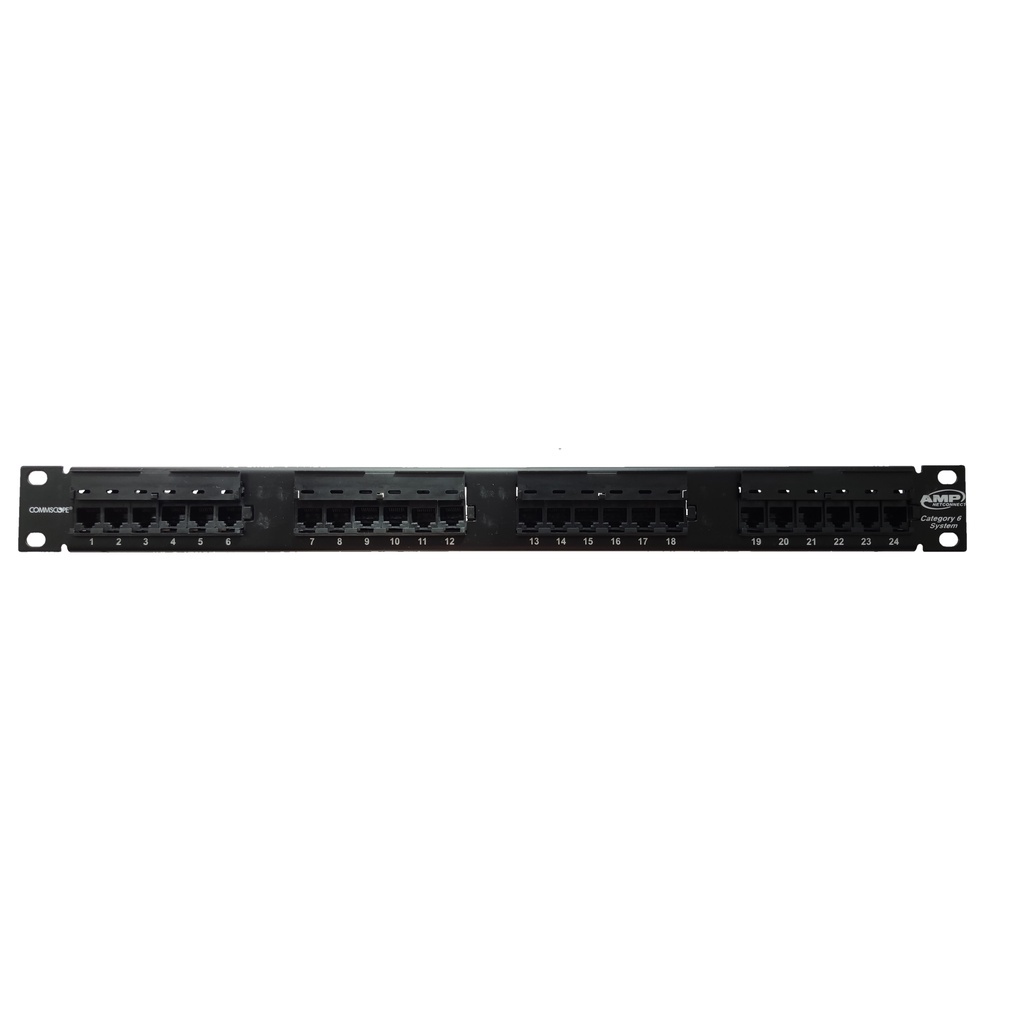 Patch Panel CAT 6 24 Ports ( AMP) | Shopee Philippines