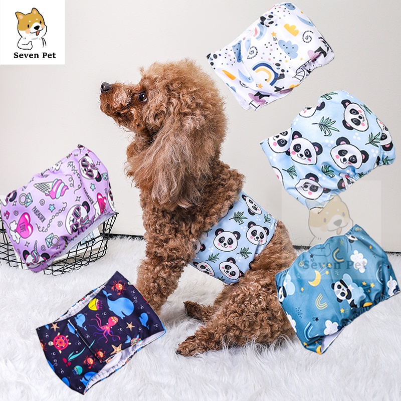 Panda Printed Waterproof Dog Physiological Pants for Male Breathable ...