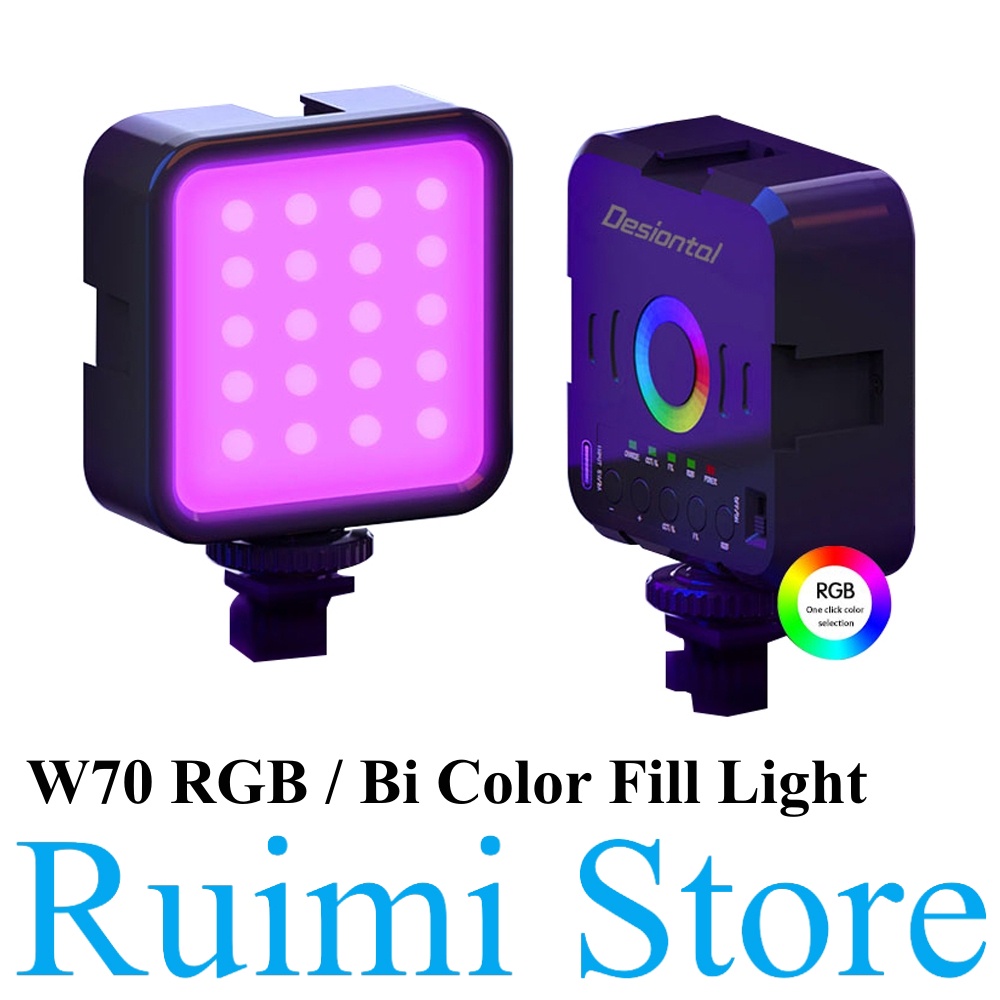 Desiontal W70 RGB newest LED