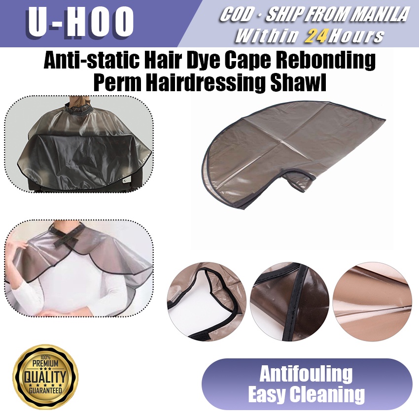 New Waterproof barber cape magnetic cape for salon hair coloring hair ...