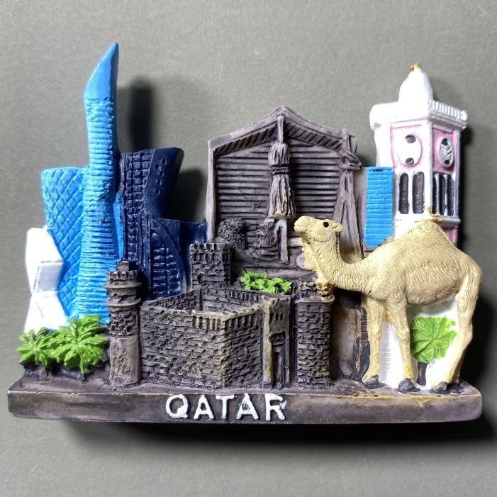 Middle East Qatar Refrigerator Magnets 3D Resin Handmade Creative ...