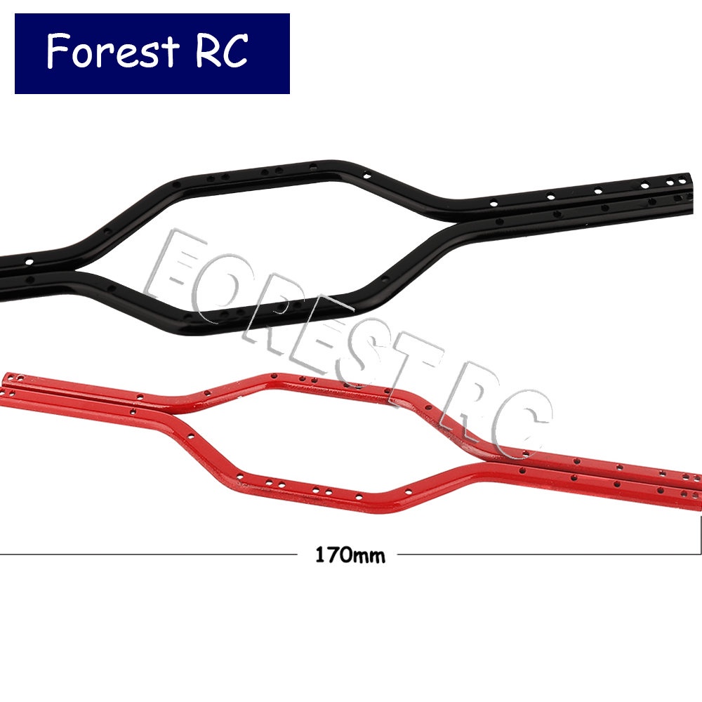 Forestrc 2Pcs Metal Chassis Frame Rail Girder Side for SCX24 Rc Crawler ...