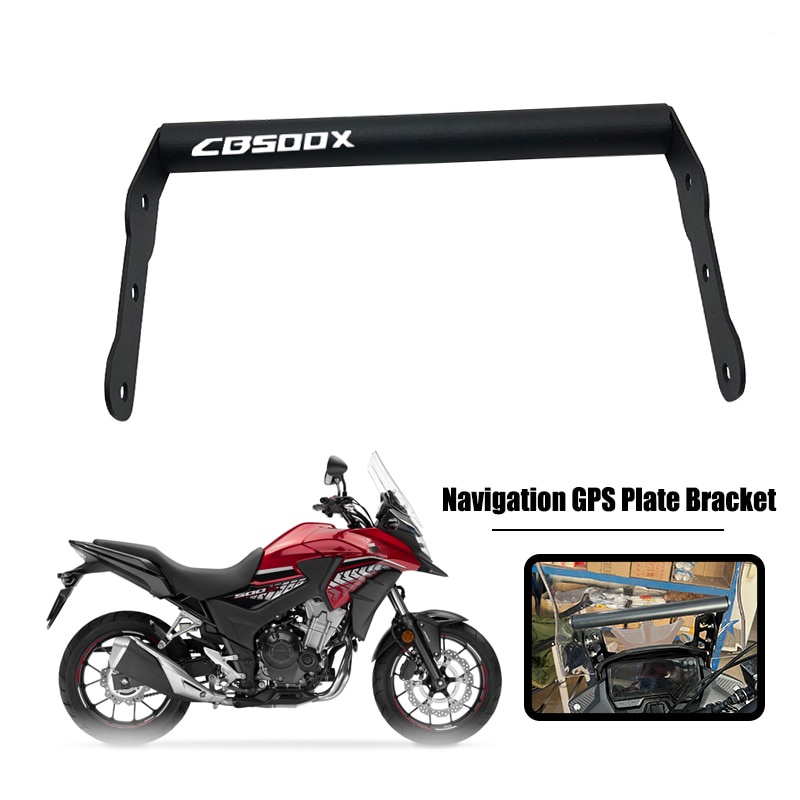Motorcycle GPS/SMART PHONE Navigation GPS Plate Bracket Adapt Holder ...