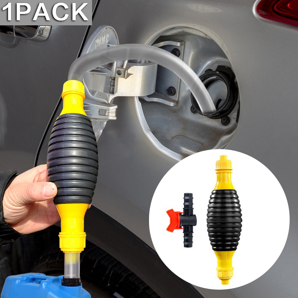 1Pack Hand Fuel Pump Car Fuel Tank Sucker Oil Transfer Fuel Pump Petrol ...