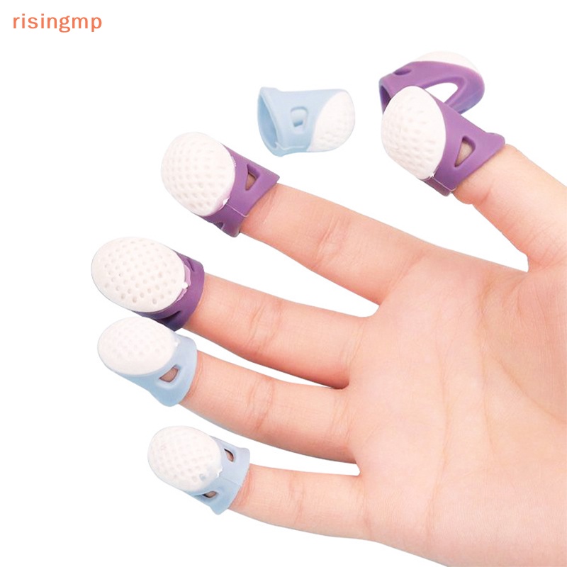 [risingmp] 2 Sizes Silicone Thimble Sewing Thimble Finger Protectors ...