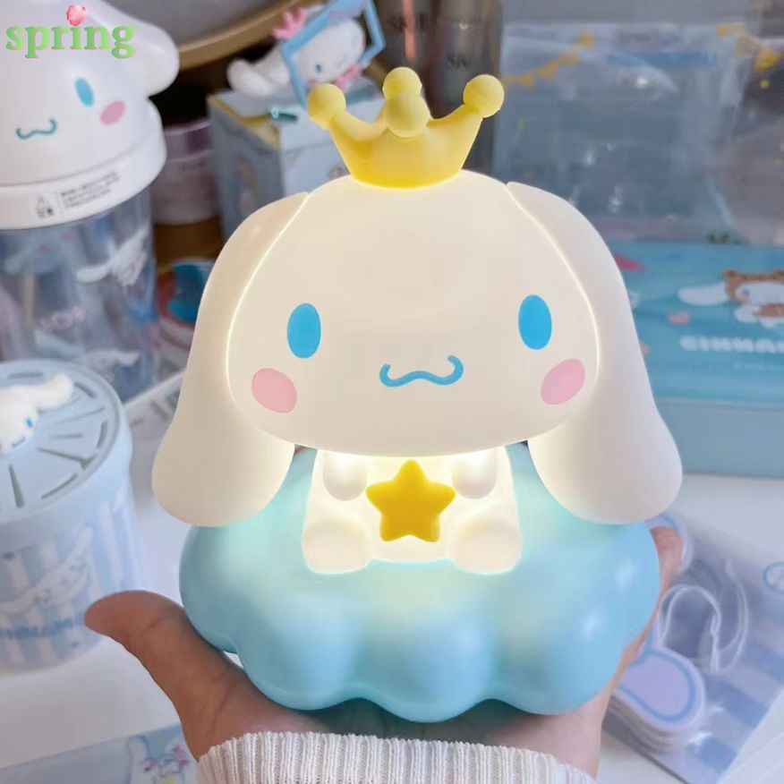 6 Types Sanrio Night Light Kuromi Rechargeable 3 Level Lights Moon ...