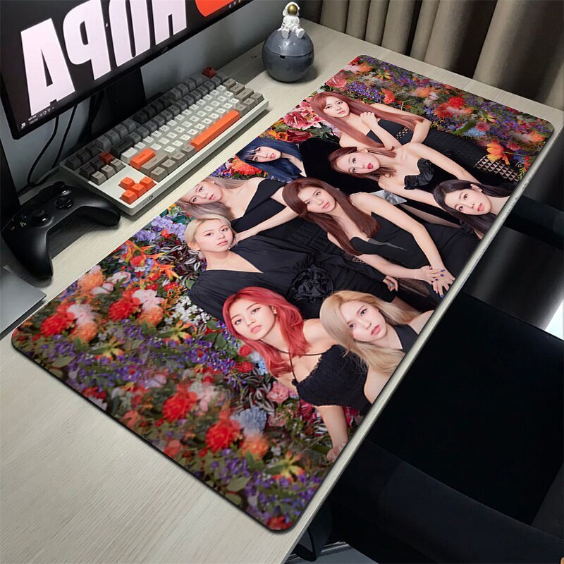 Kpop Twice Kawaii Mouse Pad Gamer Gaming Keyboard Mousepad Deskmat Non ...