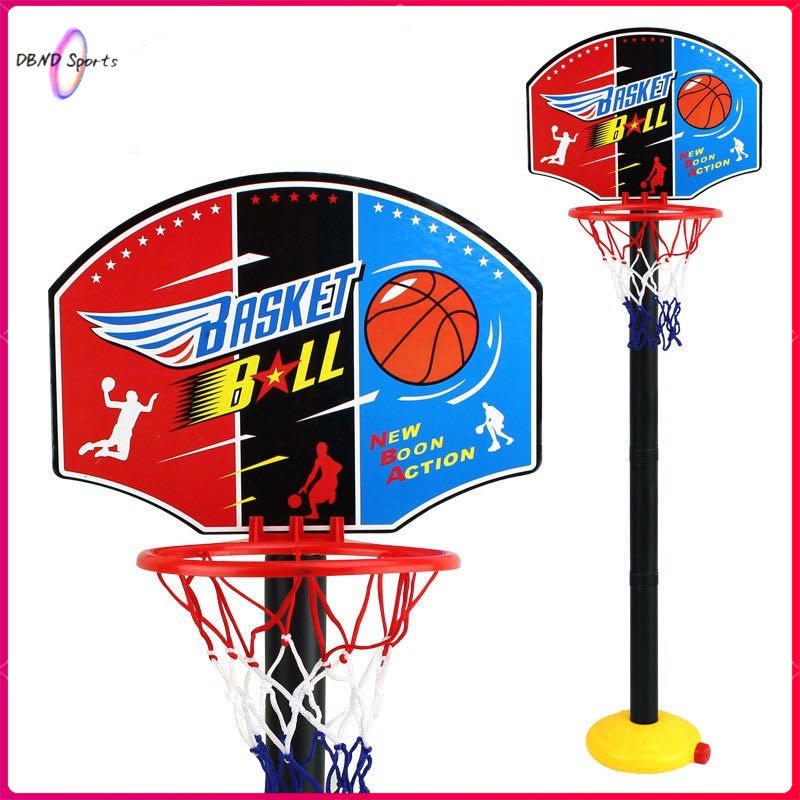 Kids Mini Basketball Stand Set Height Adjust Basketball Hoop Backboard ...