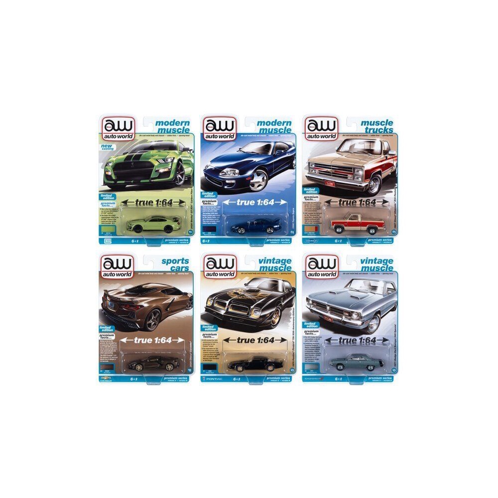 Aw Auto World Premium 2022 release 2 1/64 Scale Series Model Alloy Car ...