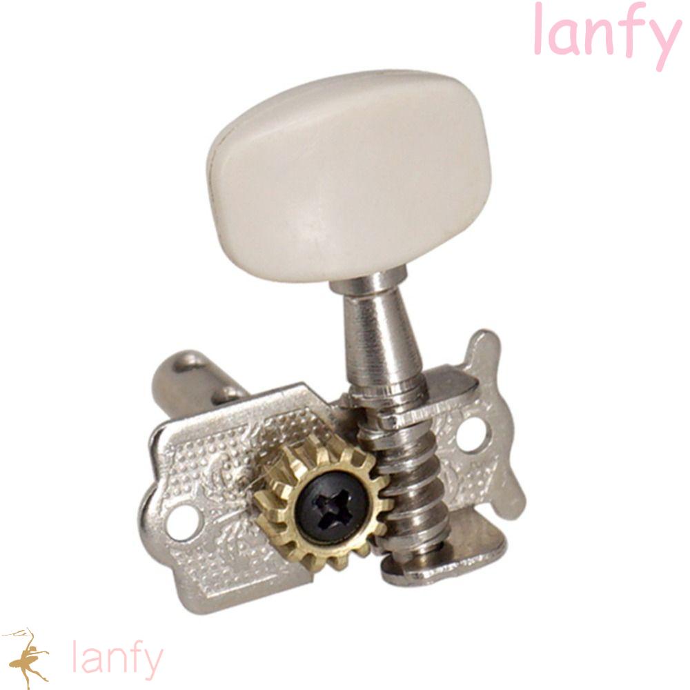 LANFY Acoustic Guitar Tuner Pegs Acoustic Oval Button Folk Tuners Keys ...