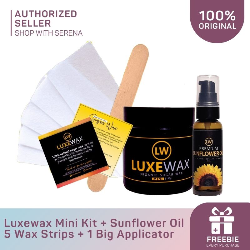 Luxewax Mini 150g Organic Sugar Wax Underarm Hair Legs Luxe Brazillian ...