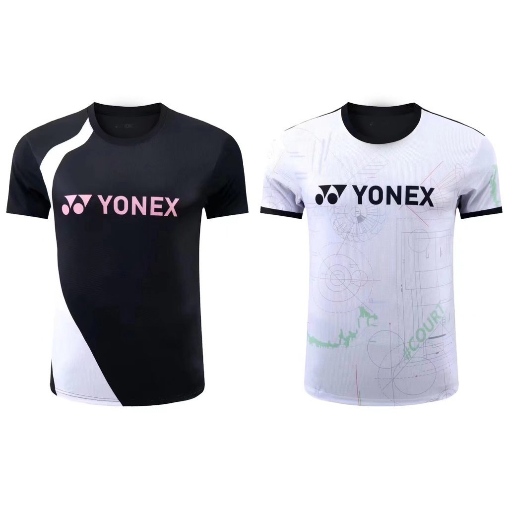 YONEX 6258A Badminton Short-sleeved Men's Sports White YONEX top T ...