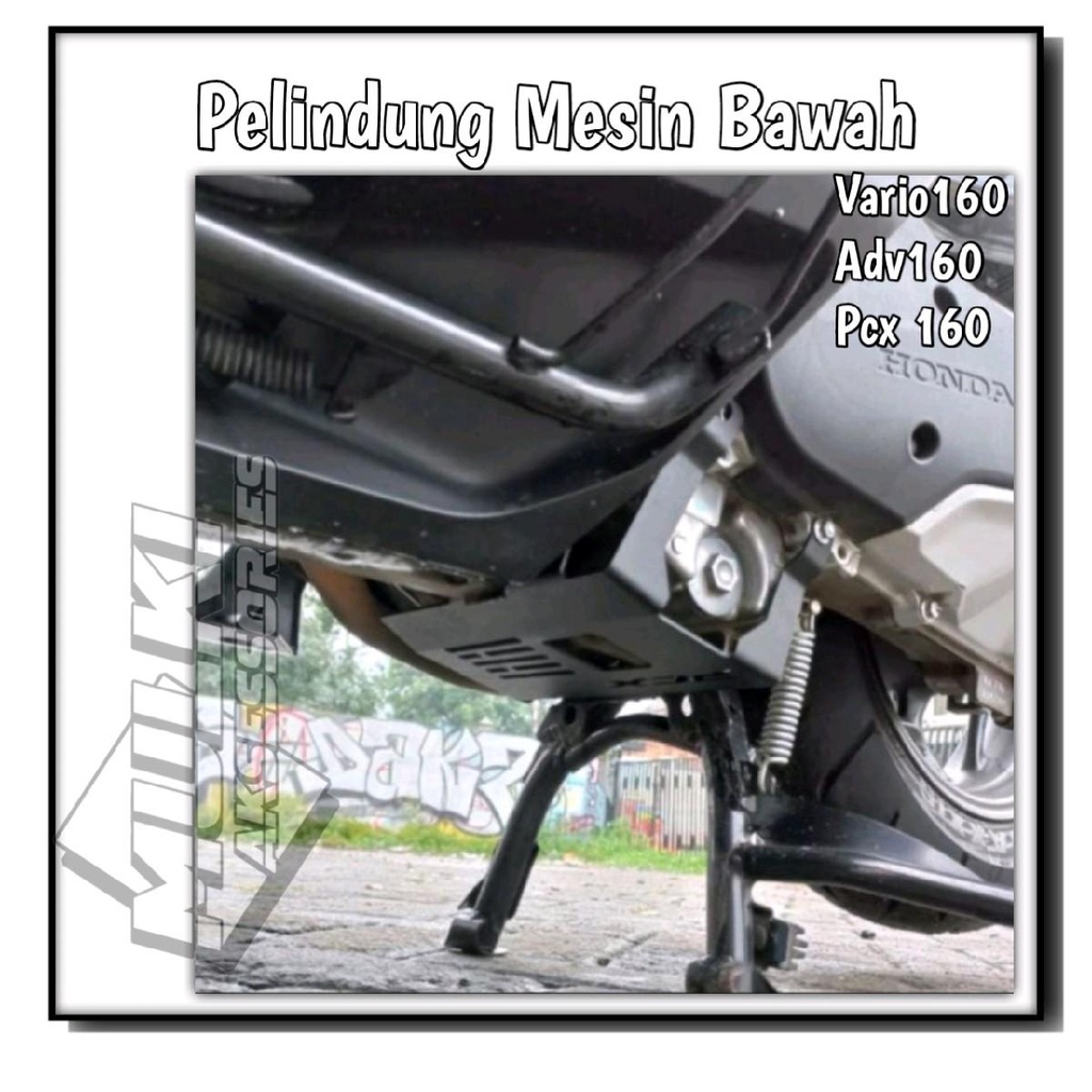 MESIN Lower Engine Protector Cover Adv 160 Vario 160 Pcx 160 Lower ...