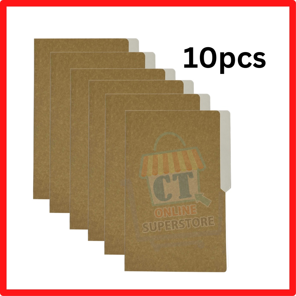 Bonus Brown Folder with White Color Inside 10pcs | Shopee Philippines