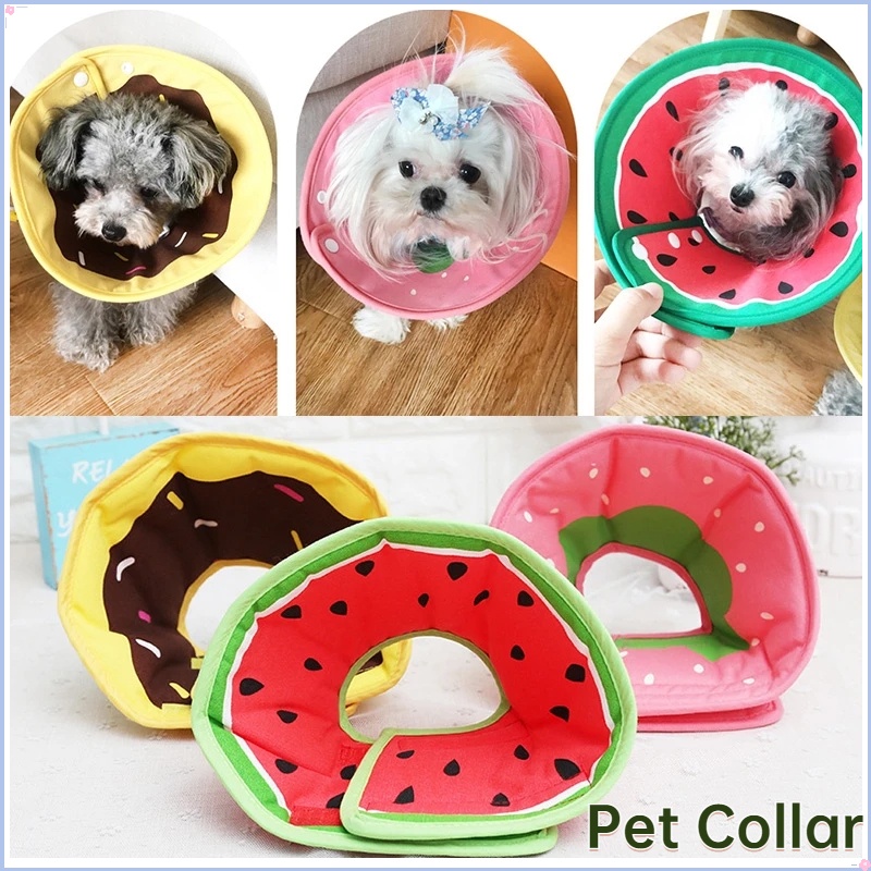 Pet Elizabeth Cone E-Collar Cat Dog Safety Collar Circle Pet Bite Anti ...