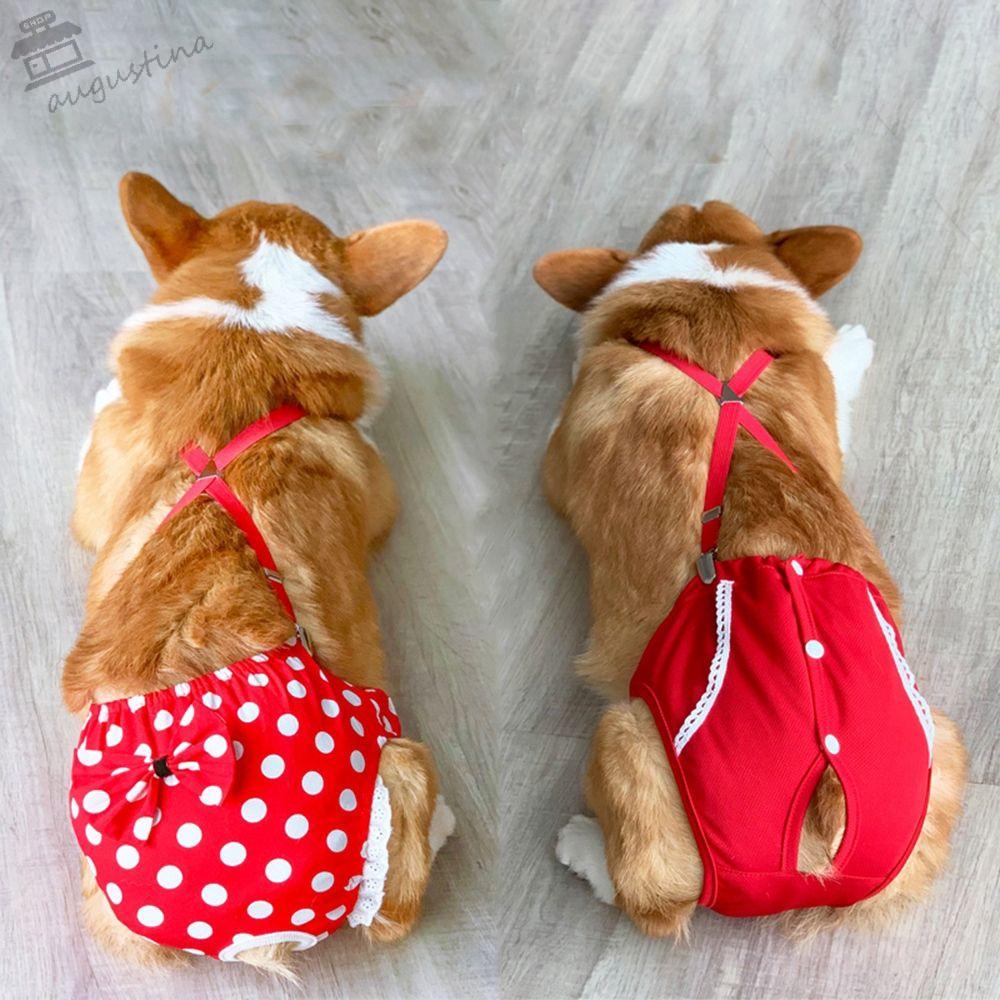 AUGUSTINA Corgi Pet Physiological Pants French Bulldog Shorts Underwear ...