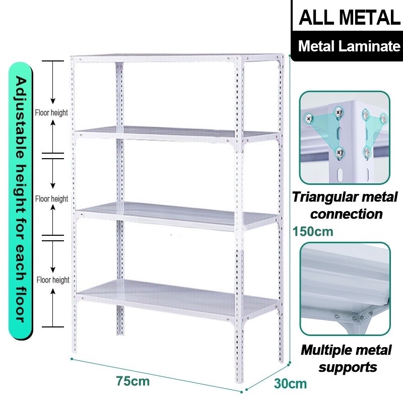 Adjustable Height Steel Rack Boltless Rack 5 Layer Heavy Duty Stante ...