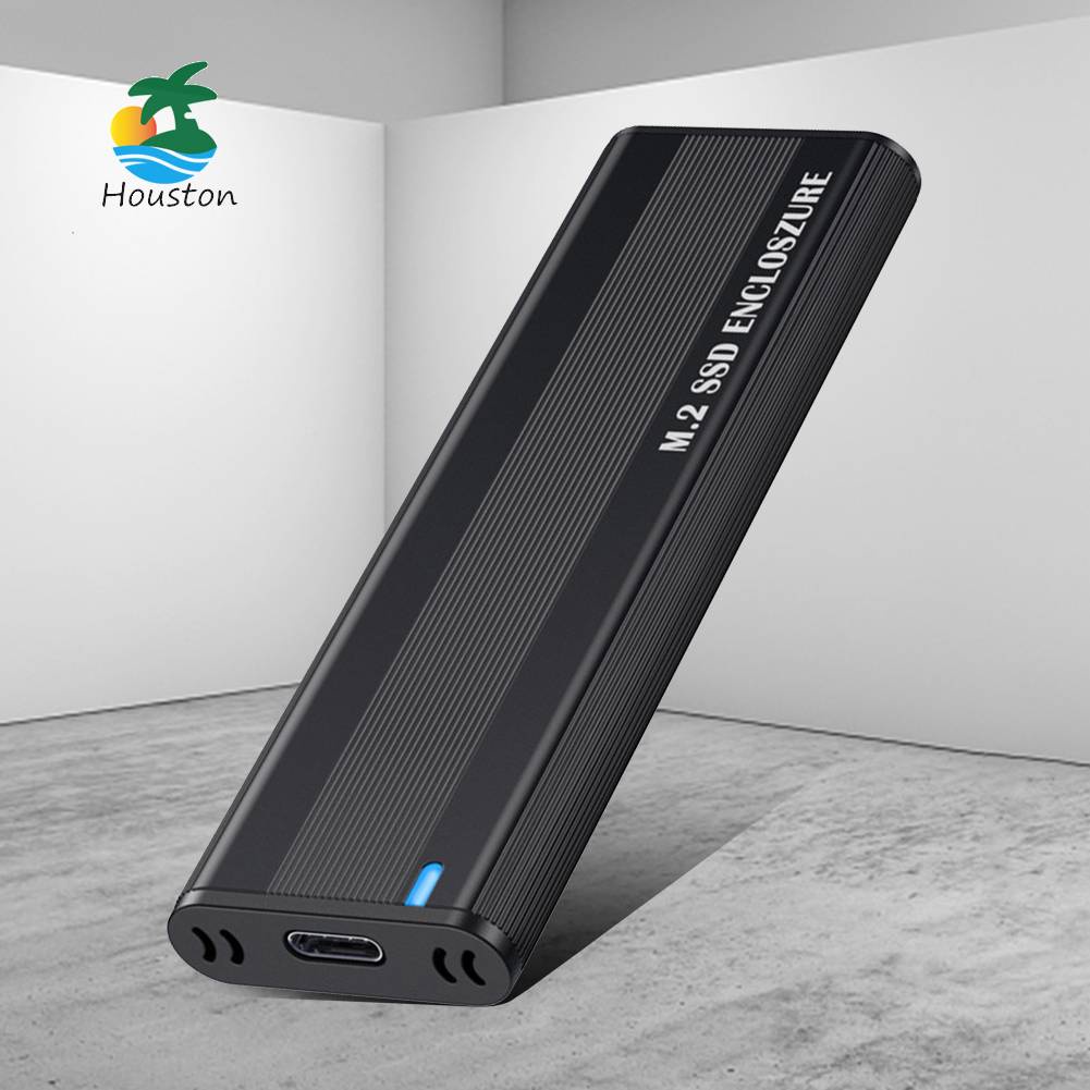 Dual Protocol M.2 NVMe SSD Enclosure 10Gbps USB 3.1 Aluminum External ...