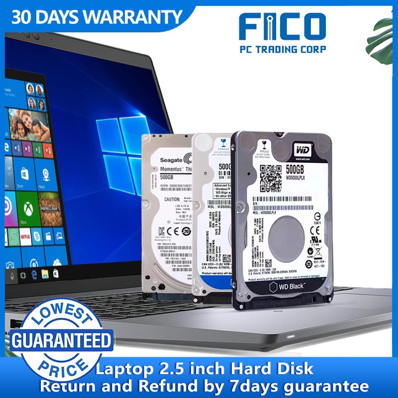 (Surplus) Health 100% 1TB | 500GB | 2.5 inch Laptop Hard Disk /7mm ...