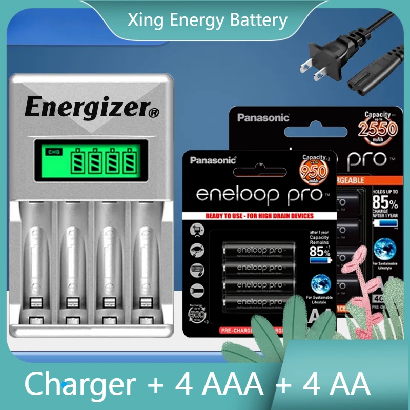 Panasonic eneloop pro AA/AAA battery + Charger AA / AAA for eneloop pro ...