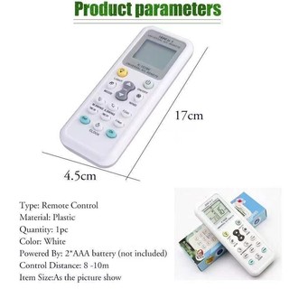 1000 in1 Universal Wireless Remote Control AC AIRCON Digital LCD Remote ...