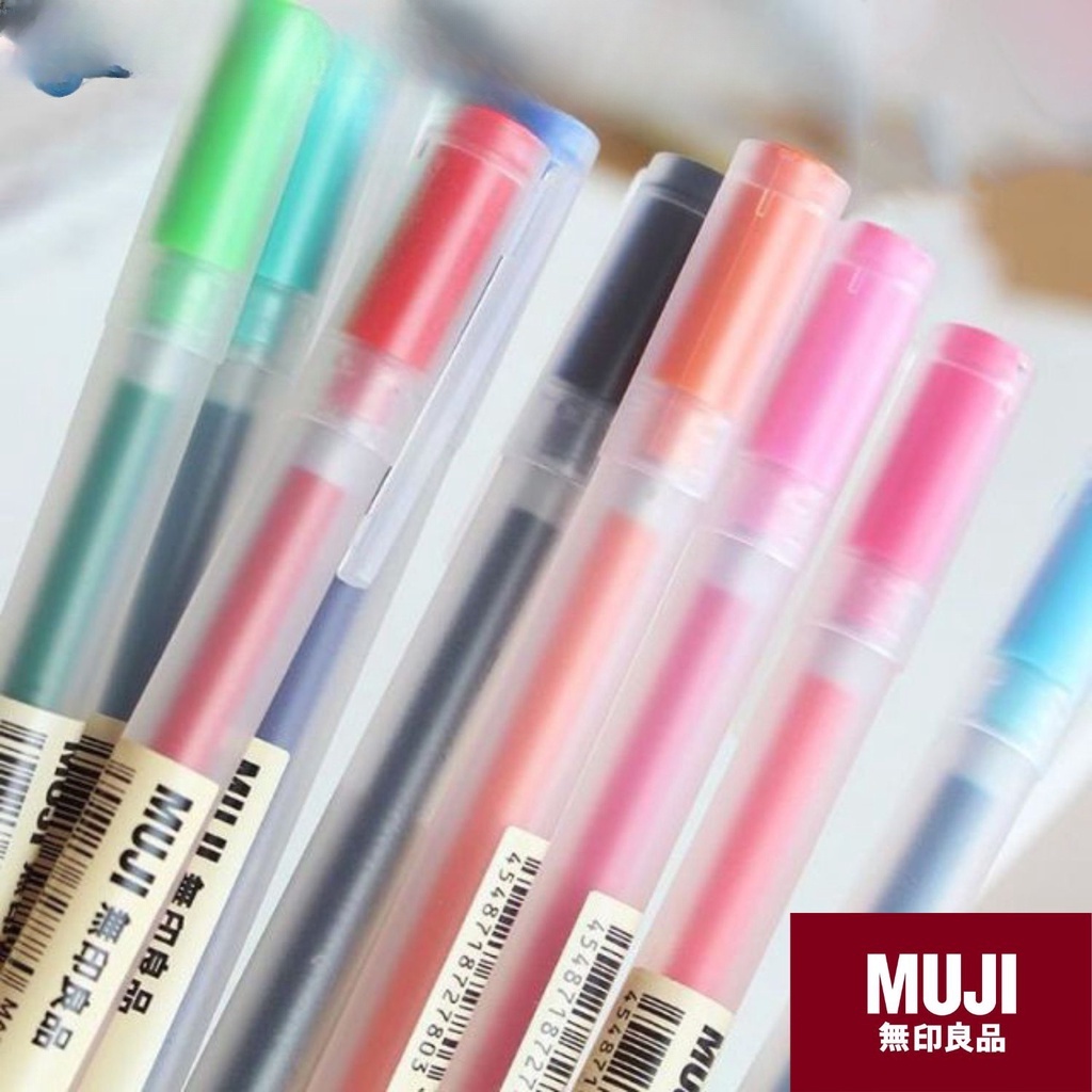 (Original) Muji Pen 0.38mm Assorted Colors Imported Japan | Shopee ...