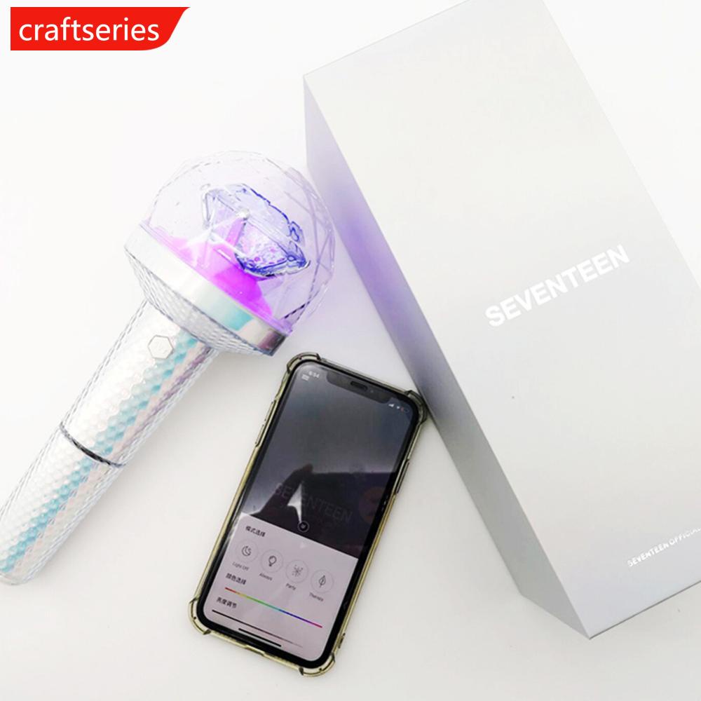 CRAFTSERIES KPOP SEVENTEEN CARAT BONG VER.2 Bluetooth Light Stick Album Concerts Glow Lamp ...
