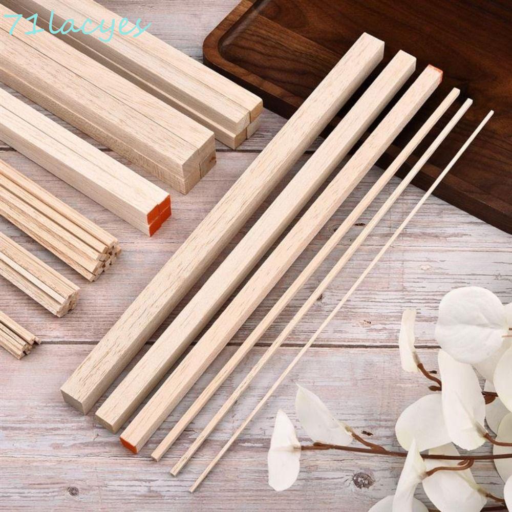 LACYES Balsa Wood Craft DIY Woodworking Tool Model Making Materials ...