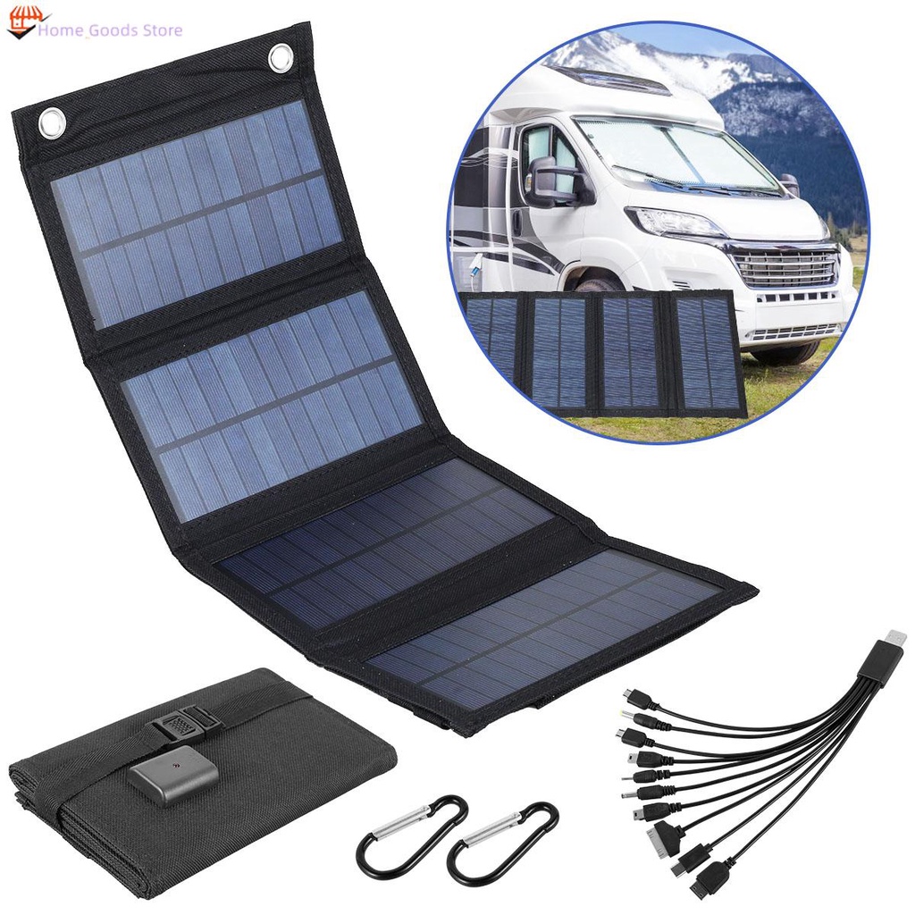 100W Solar Panel Folding Charger IP65 Waterproof USB Solar Power ...