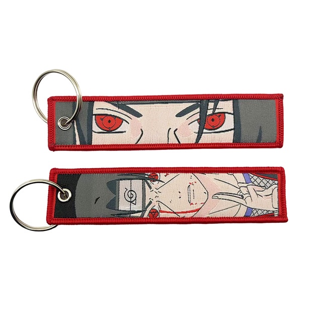 1pcs Embroidered cartoon cute girl anime Naruto chain jet label ...