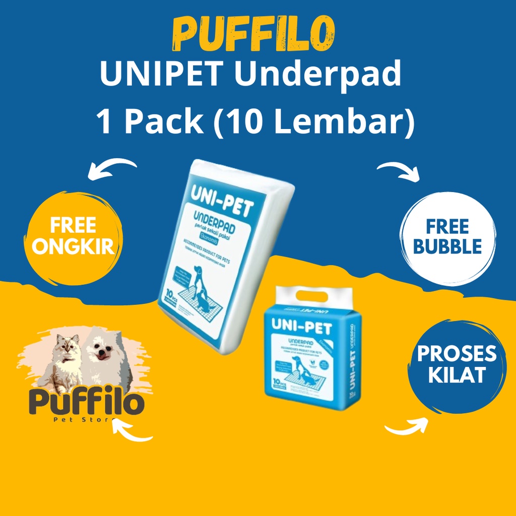 Unipet Underpad 1 Pack (10 Sheets) | Shopee Philippines