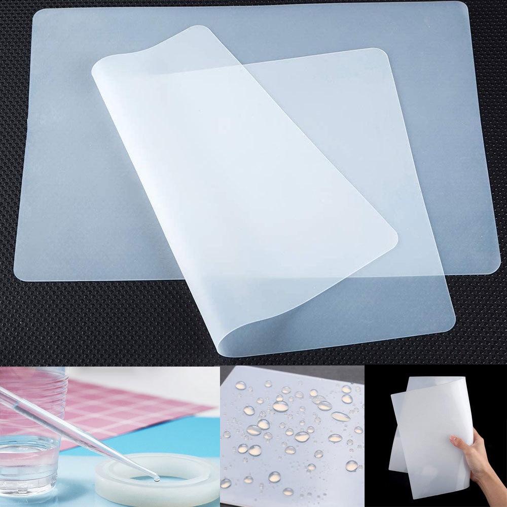 Transparent Silicone Pad Clear Mat Resin Pad for DIY UV Epoxy Craft ...